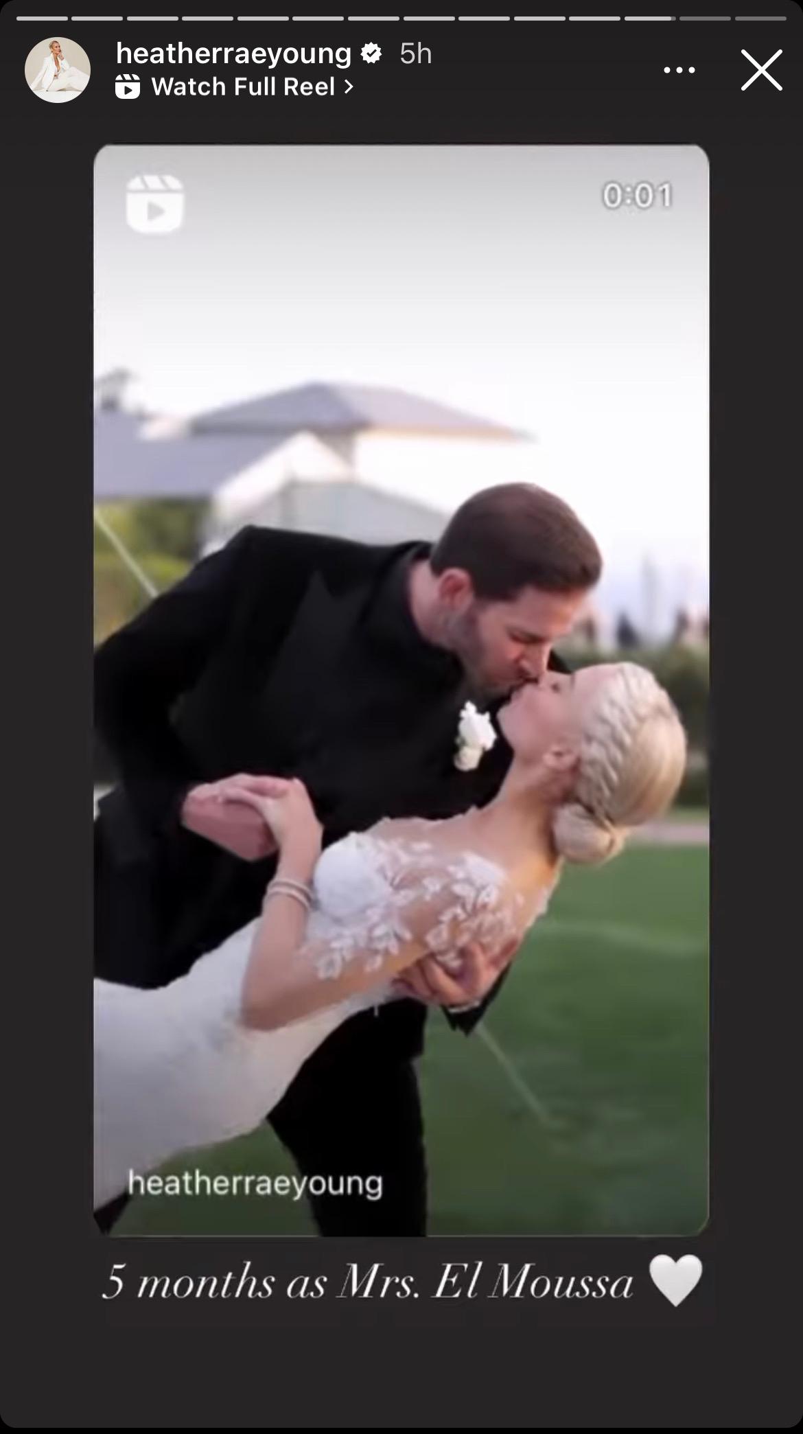 Heather Rae El Moussa Celebrates Five Months Marriage Anniversary