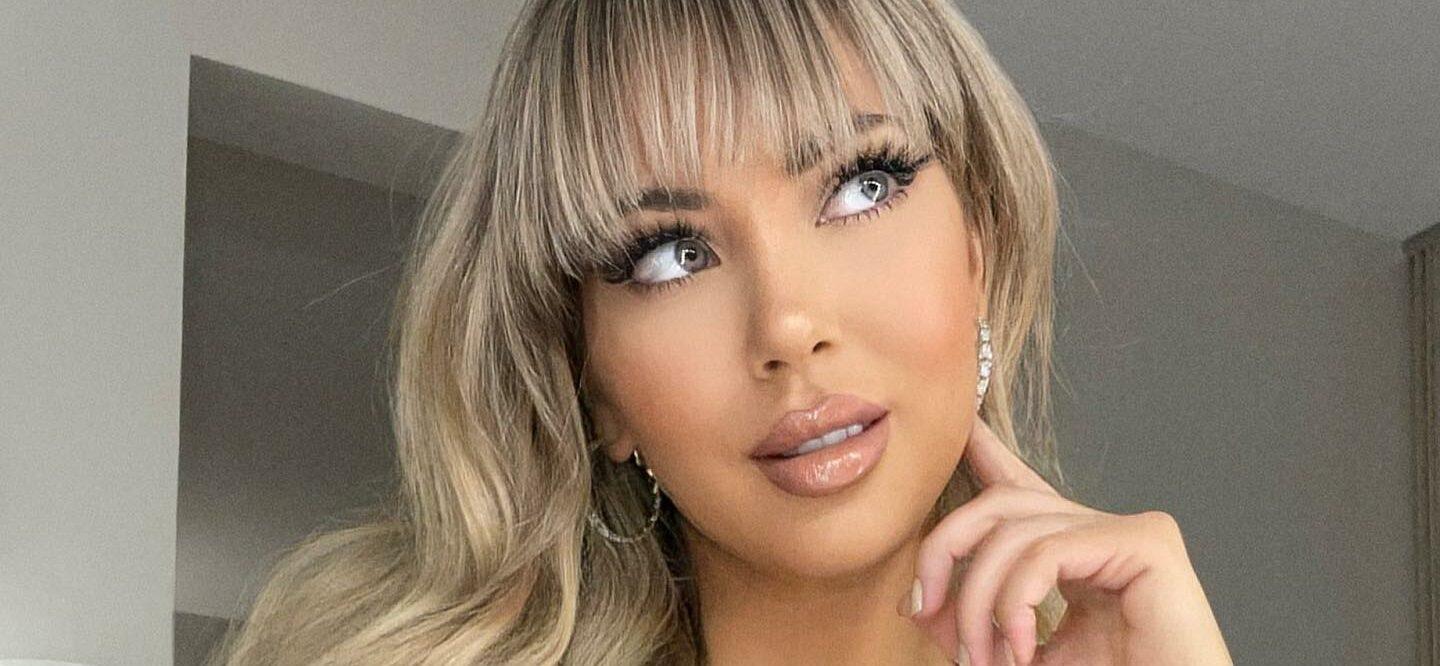 Sophia Pierson Turns Heads In A Strapless White Dress