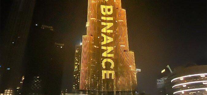 Paris Hilton PUMPED For Binance Lighting Up Tallest Building