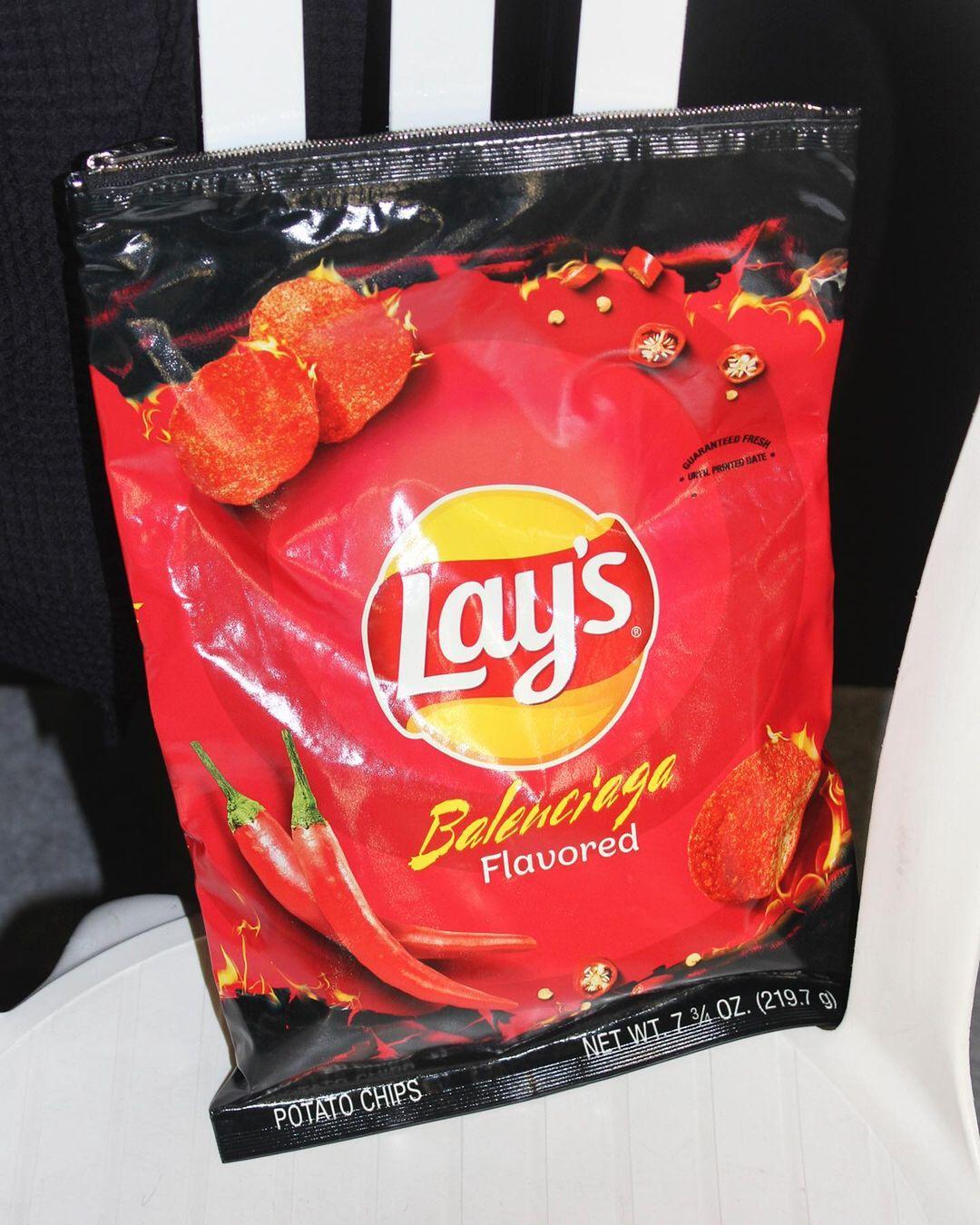 Lay's And Balenciaga Team Up For A Snack-Able Fashion