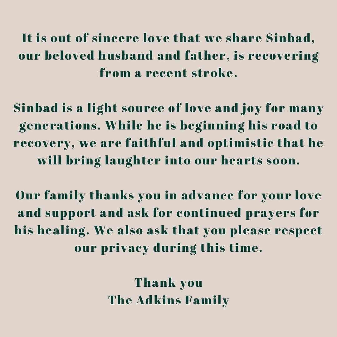 Sinbad 'Has Already Beaten The Odds', Learning To Walk Again After ...