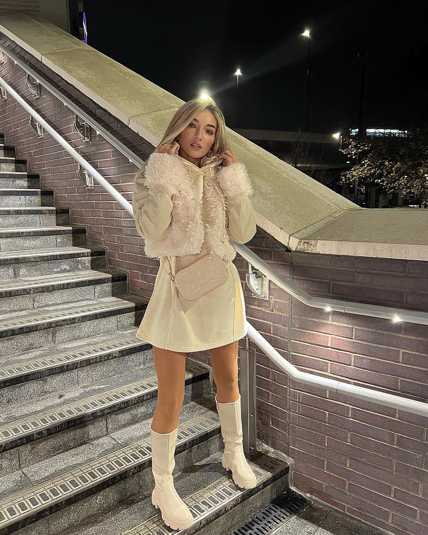 Beaux Raymond Turns Heads In A Tiny White Crop Top