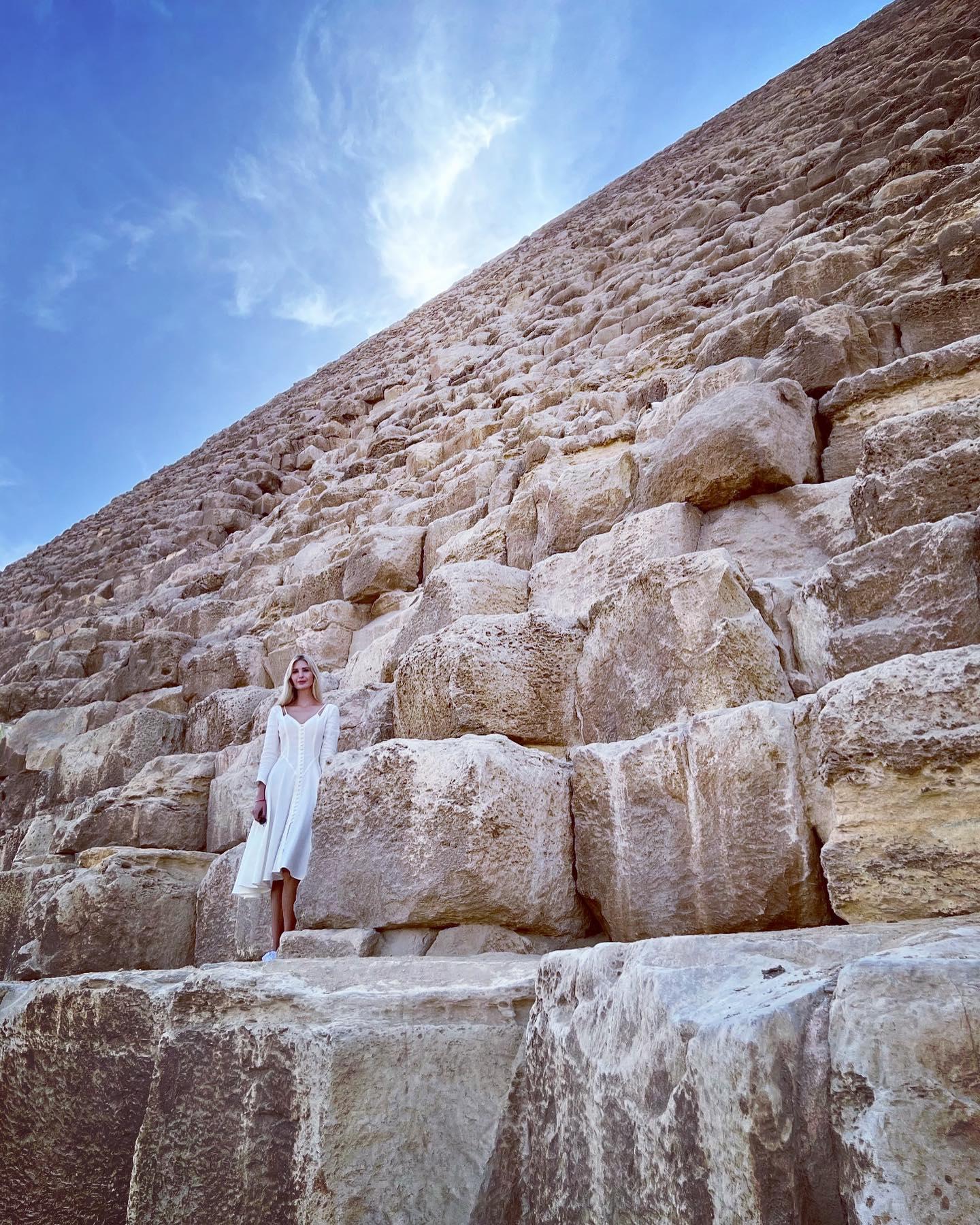 Ivanka Trump Shows Off Her Massive Camel In Egypt!