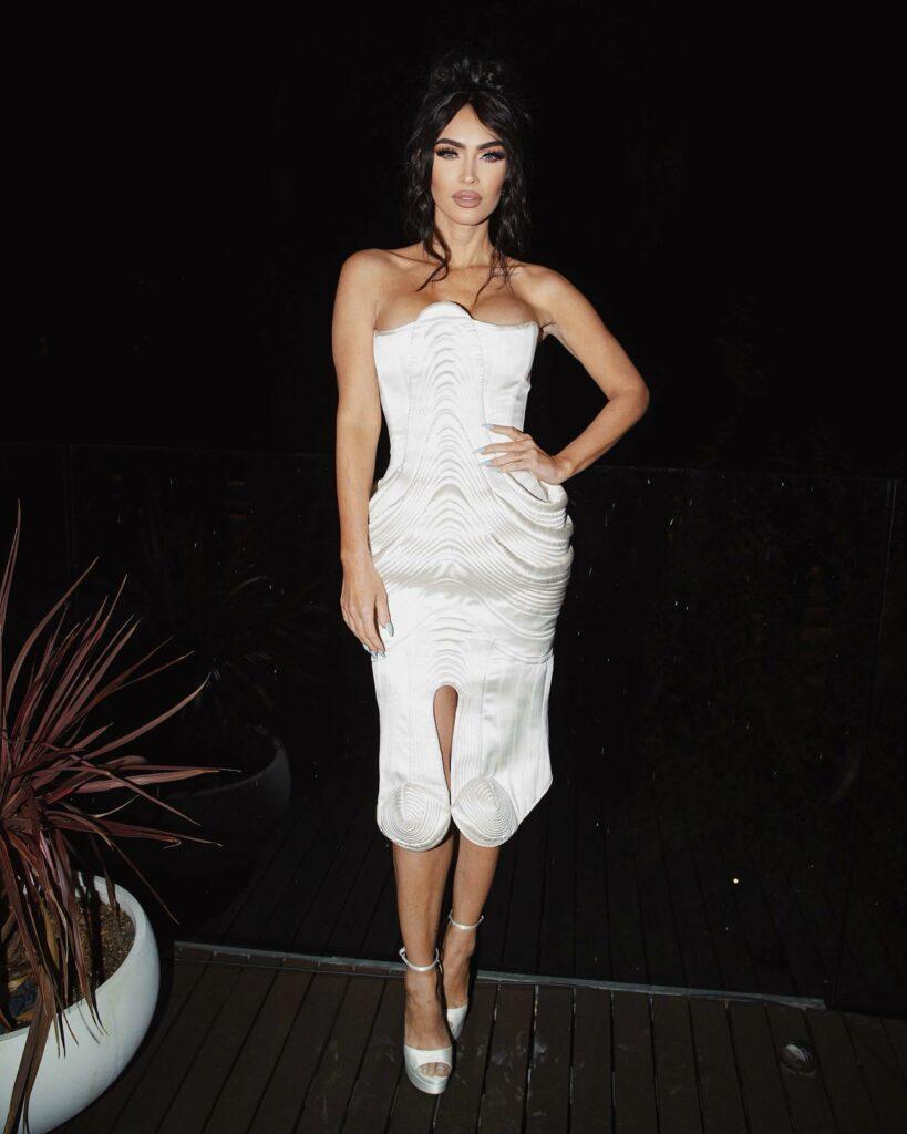 Megan Fox Flaunts Sunned Buns In A See-Through Dress