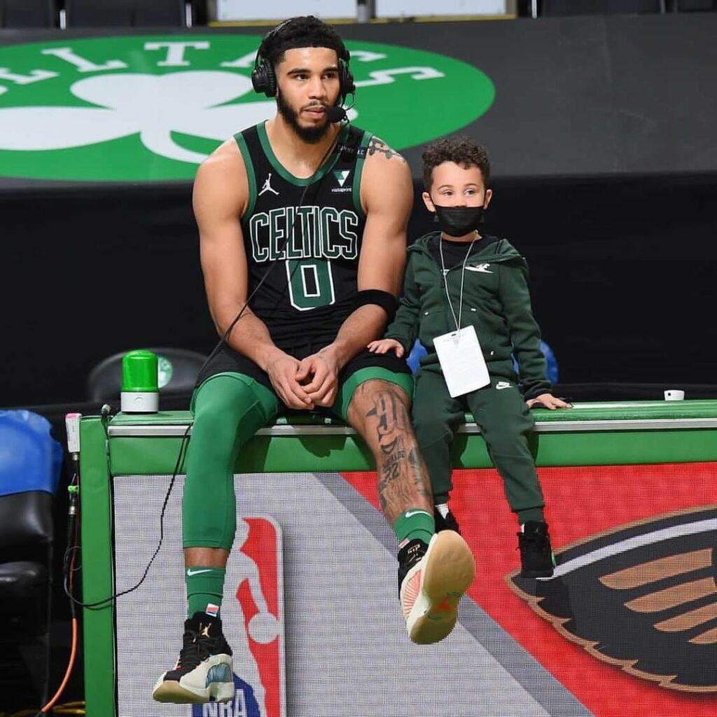 NBA Star Jayson Tatum Celebrates Son 'Deuce' On Birthday