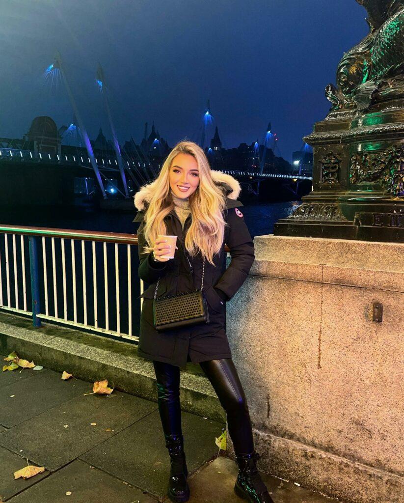 Beaux Raymond Plays 'Peek A Boo' In A Braless Denim Jacket