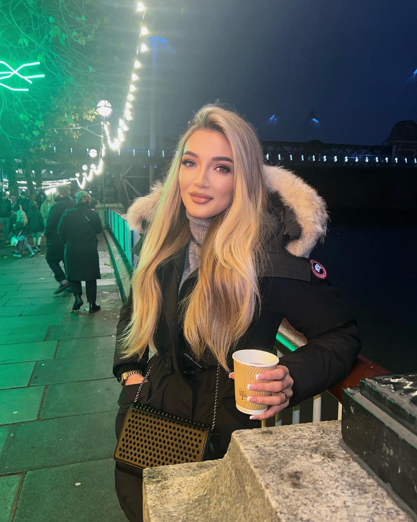 Beaux Raymond Plays 'Peek A Boo' In A Braless Denim Jacket