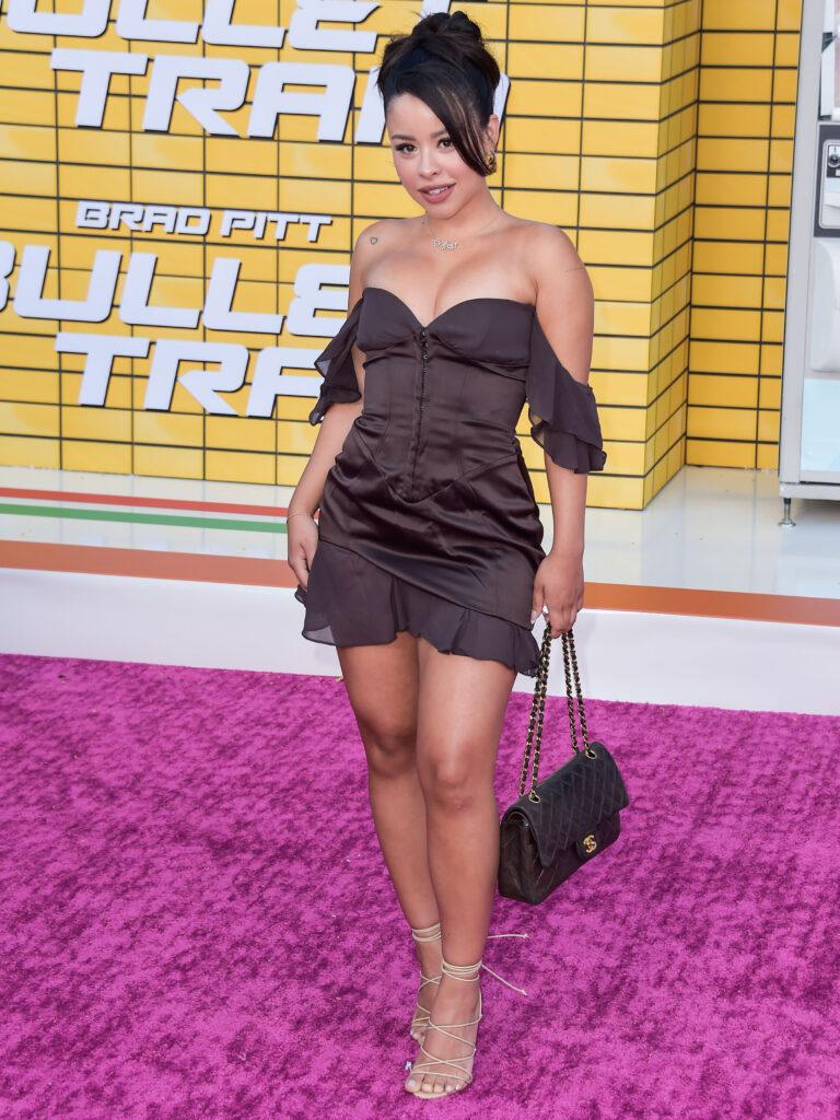 Cierra Ramirez Poses In Short Dress To Promote Phone Case