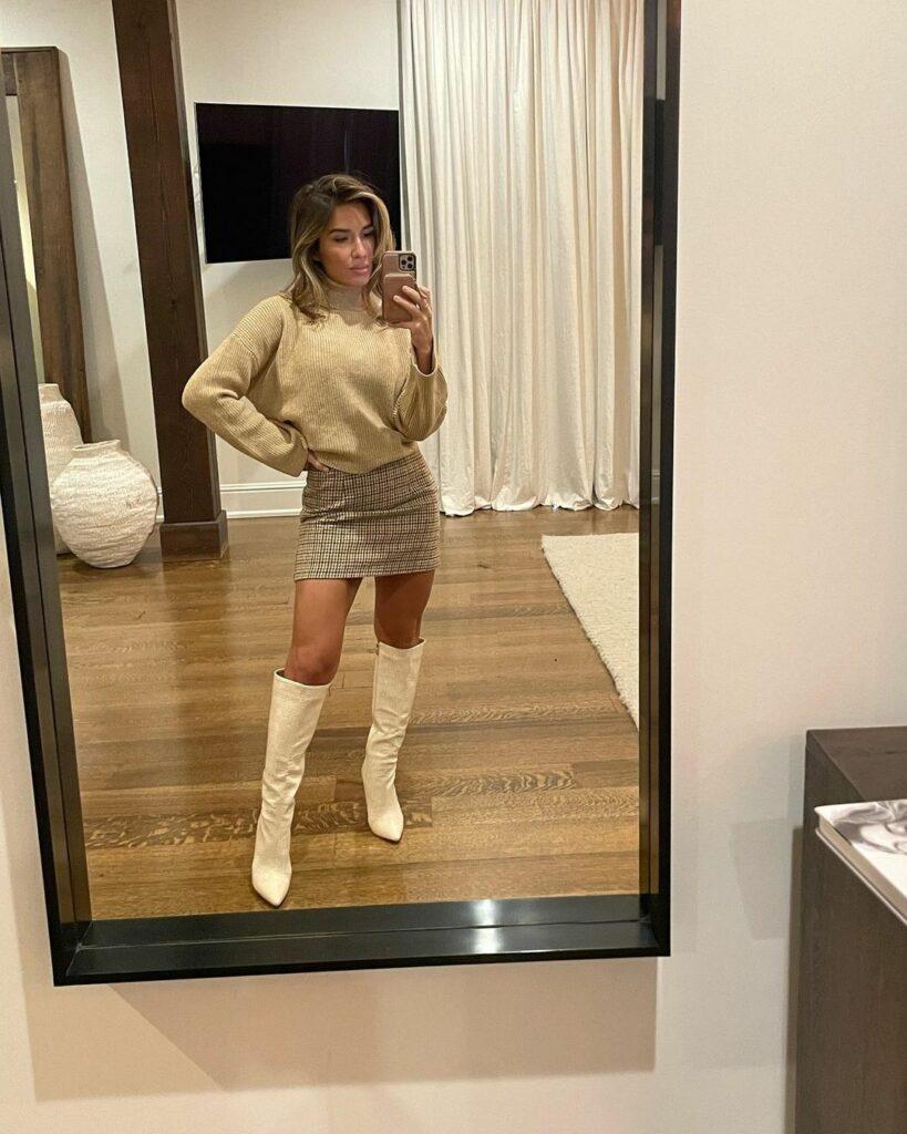 Jessie James Decker Shows Off Toned Legs Modeling Kittenish