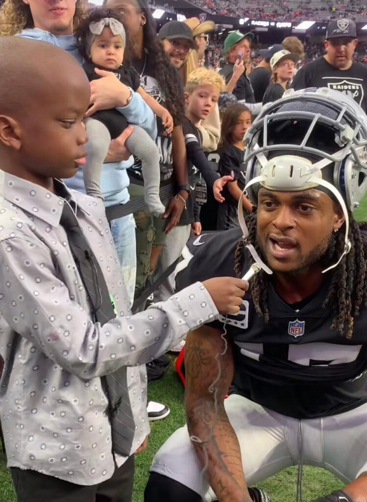 10-Year-Old Jeremiah Flawlessly Interviews Davante Adams