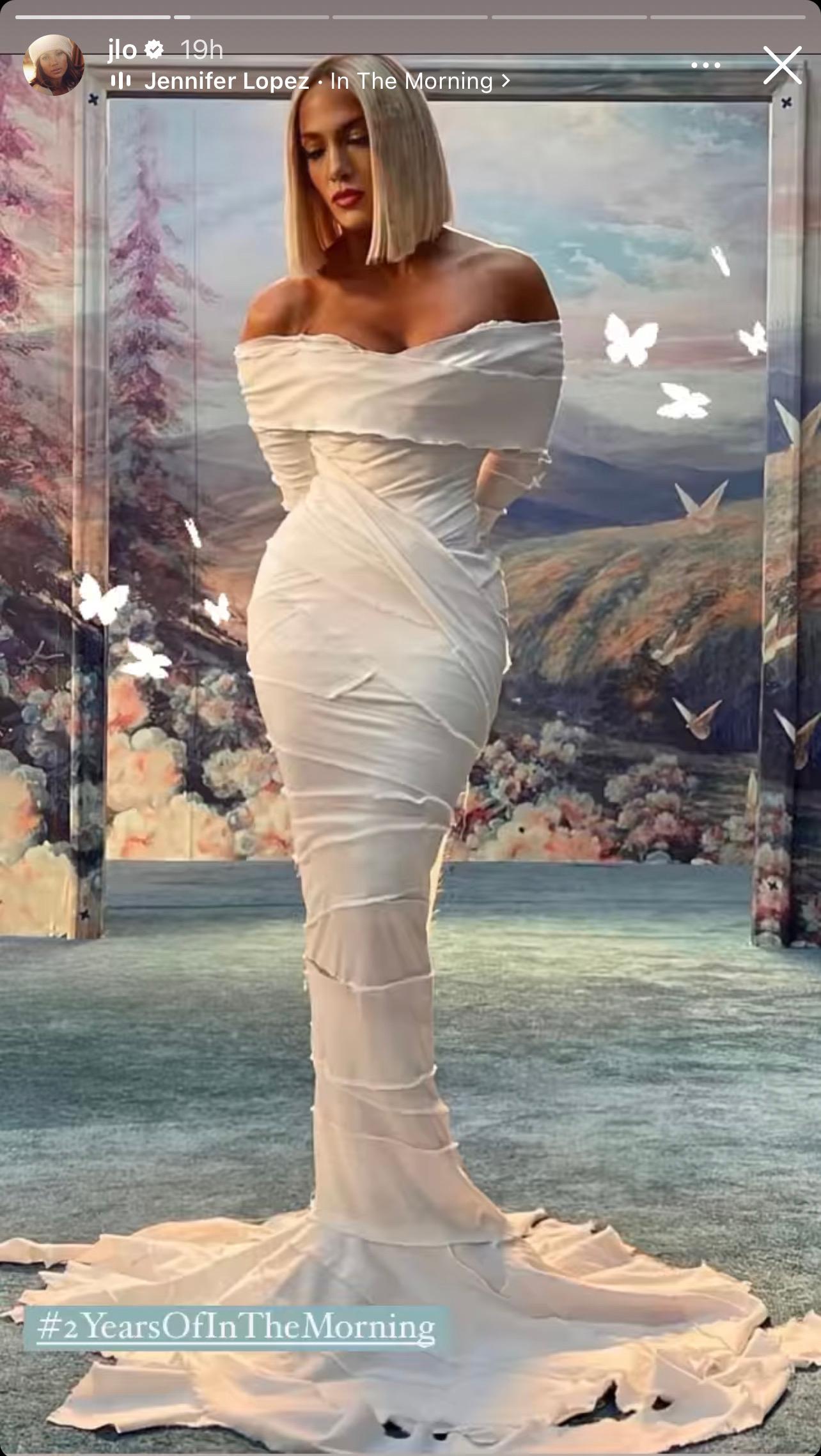 Jennifer Lopez Is A Vibe For Anniversary Of 'In The Morning'