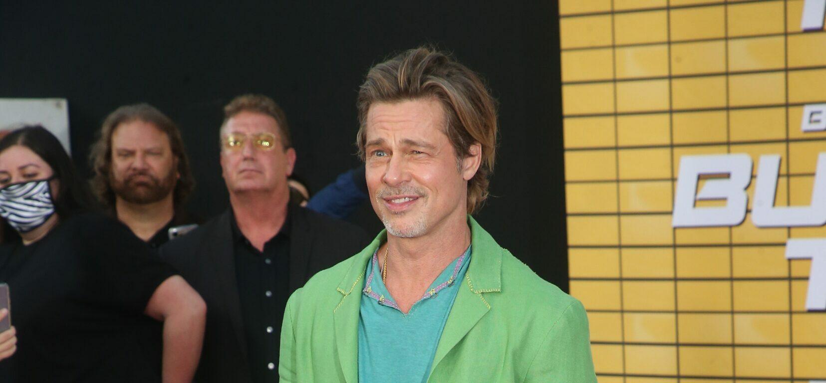 Brad Pitt Shows Off Ripped Bachelor Bod With Ines de Ramon!