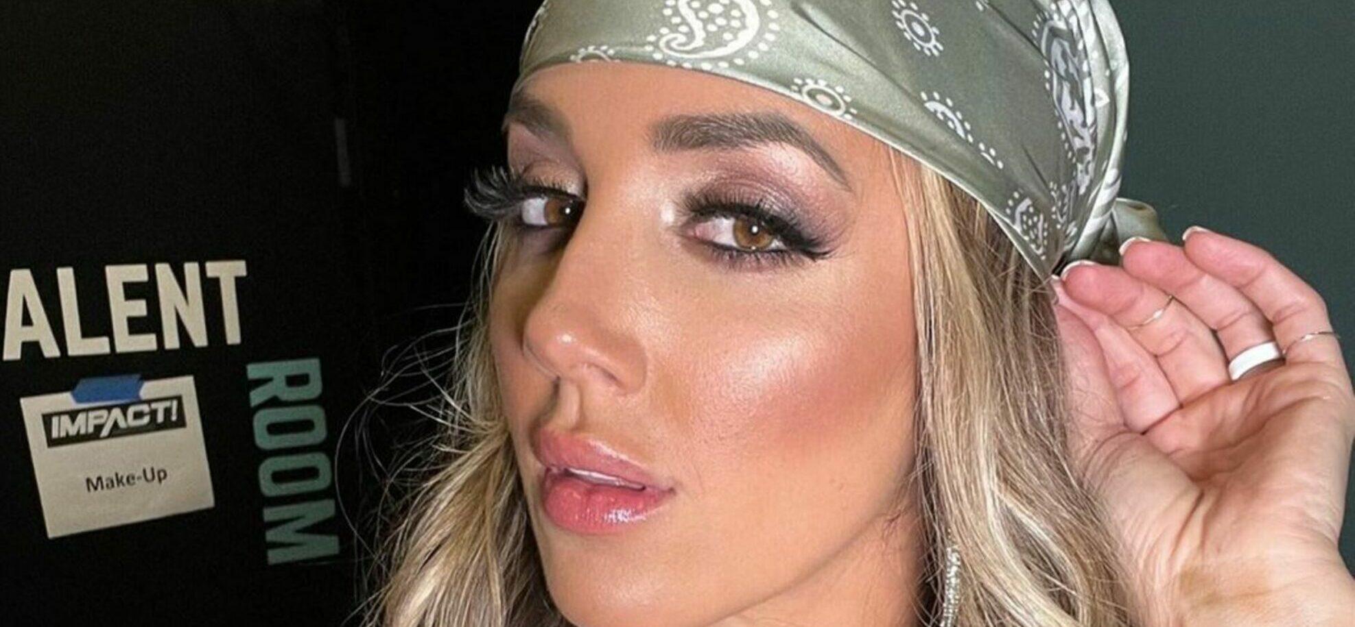 WWE Star Chelsea Green Shows Some Skin In Her Crochet Top