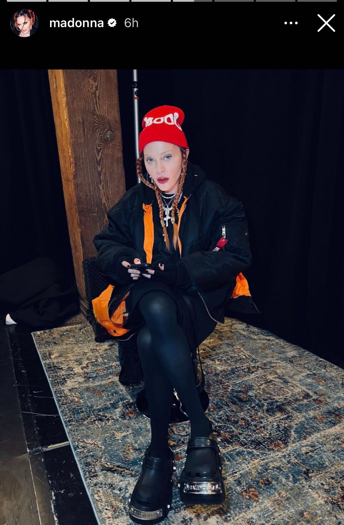 Madonna's Unusual Style Beseeches Fans To 'Follow Instructions'