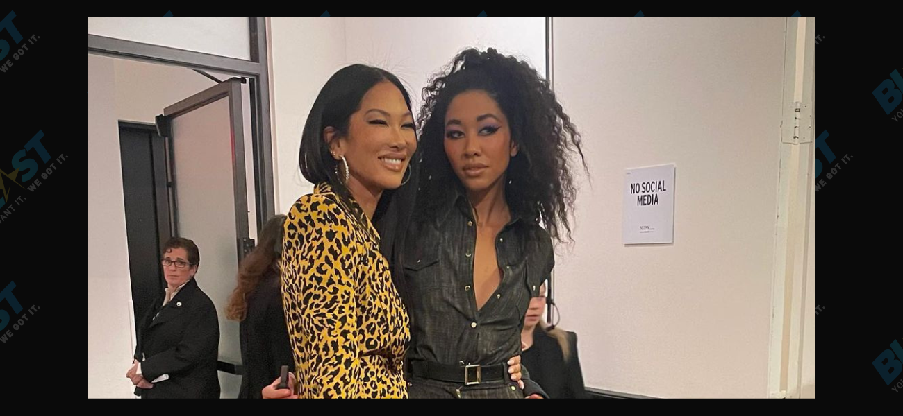 Proud Mom Kimora Lee Simmons Cheers On Daughter Aoki During Nyfw