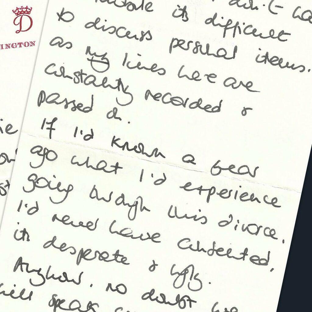Princess Diana's Letters During Last Years Sold For Good Cause