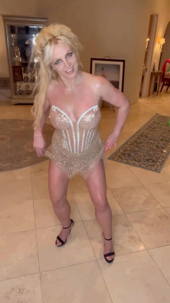 Britney Spears Shares A ‘different Edit Dancing In A Sheer Dress