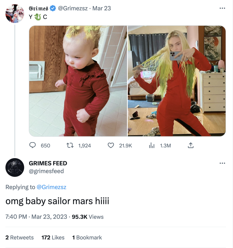 Grimes Renames Her Daughter With A '?' Included