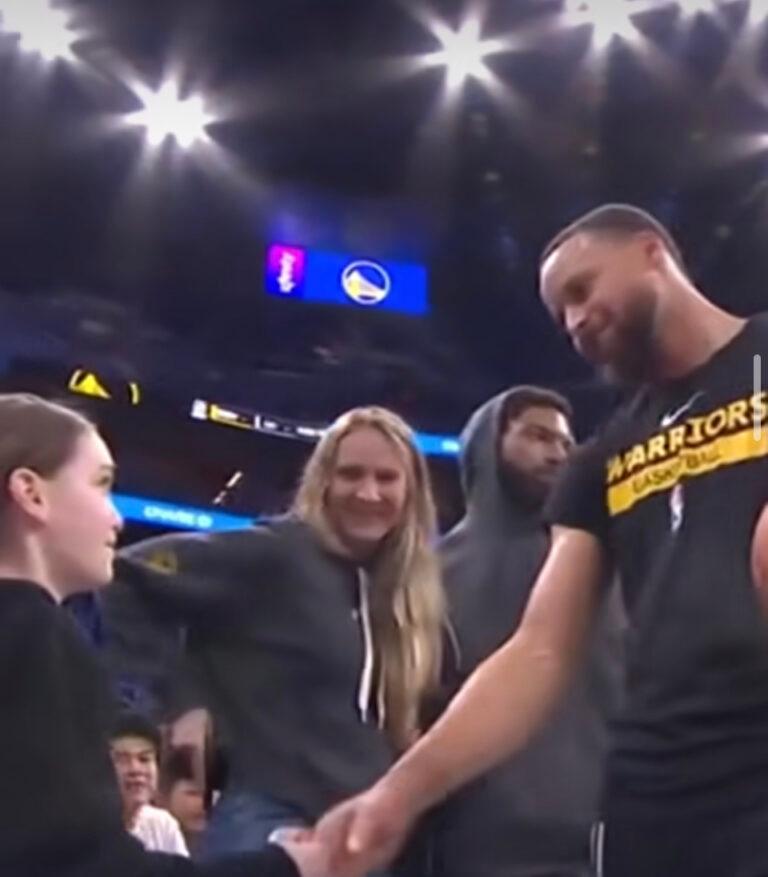 Steph Curry Hits Ball Boy And Makes Young Fan Cry!