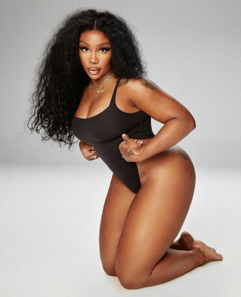 SZA Flaunts Curves In Bodysuit For Kim Kardashian's SKIMS