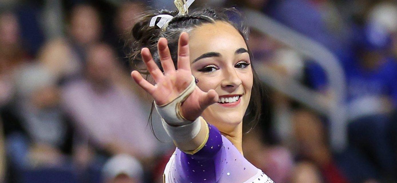 LSU Gymnast Elena Arenas In Tiny Bikini Flaunts Her Backside