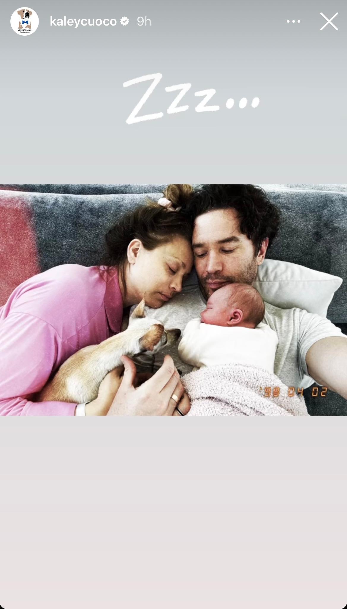 Kaley Cuoco Show Off Beau Tom Pelphrey Being A Dutiful Father!