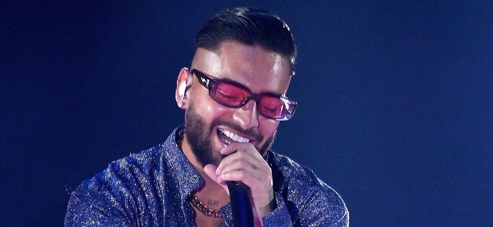 Maluma Got Crutch Launched At Him During Concert