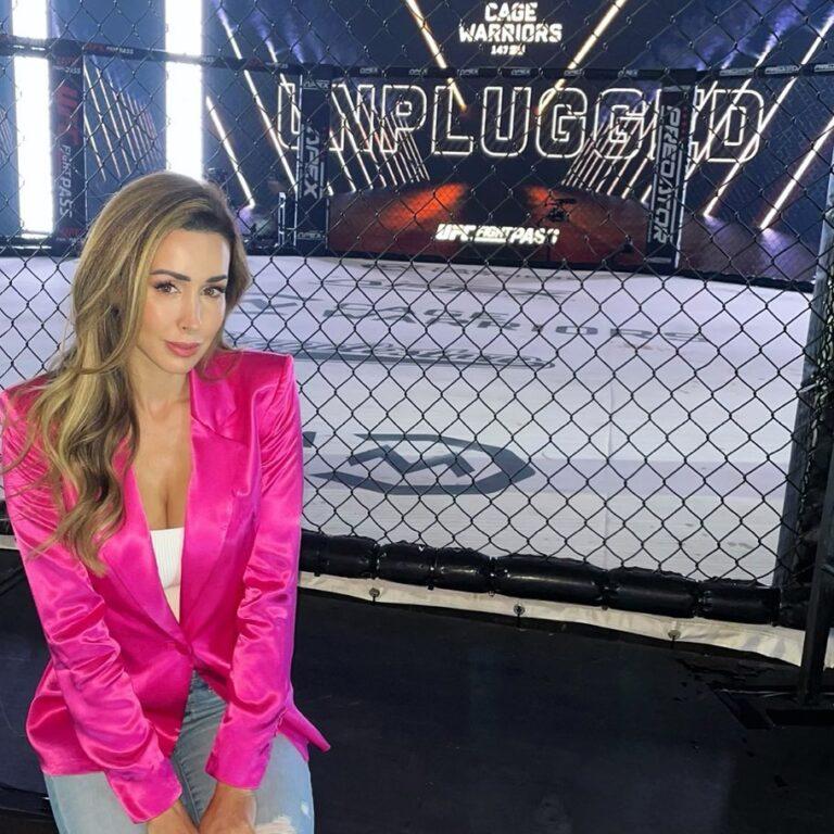 UFC Ring Girl Edith Labelle Celebrates Her Dog's B-Day In Two Piece