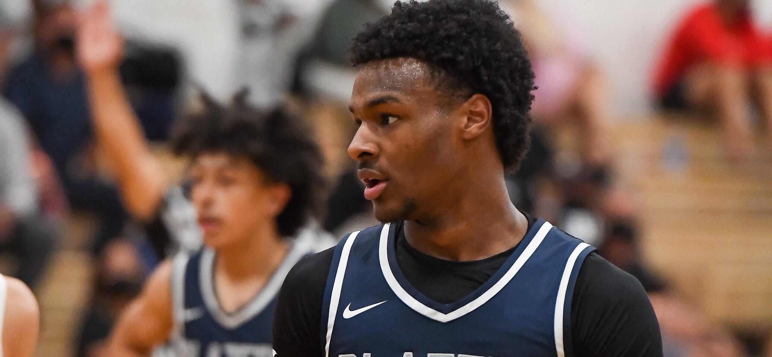 Bronny James Warms Up With His Team: 'He's Almost There'