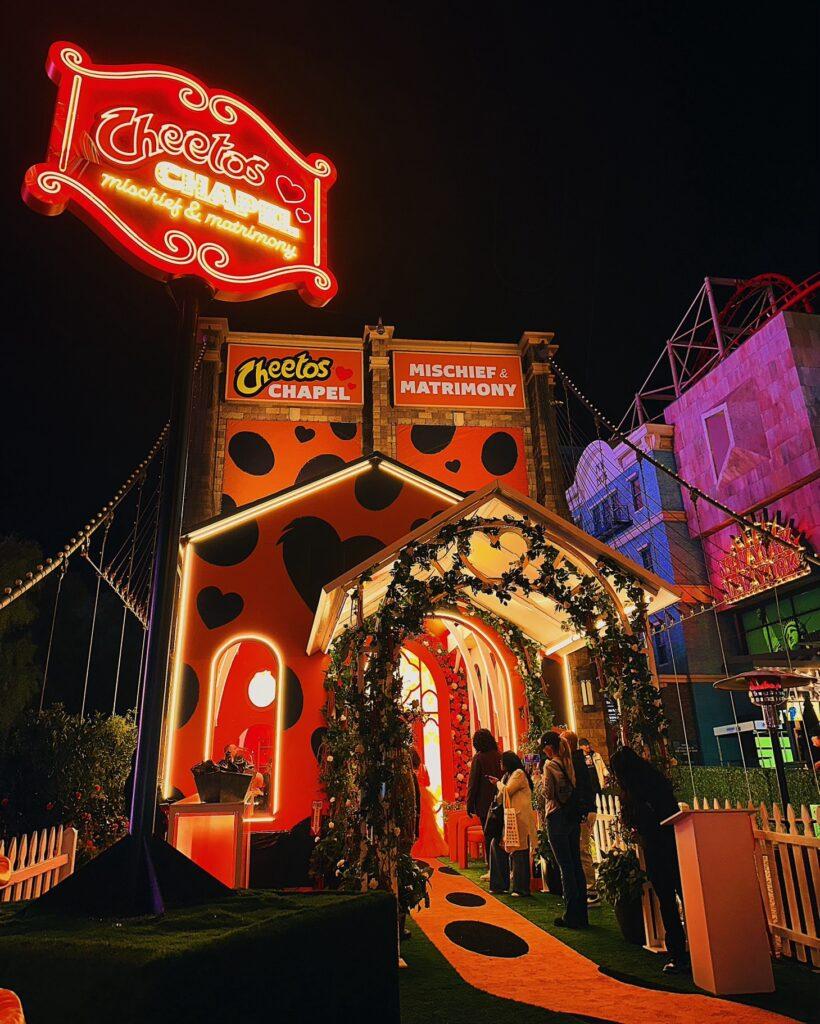 Flamin' Hot Vows: Say 'I Do' In A Cheesy Way At The Cheetos Chapel In ...