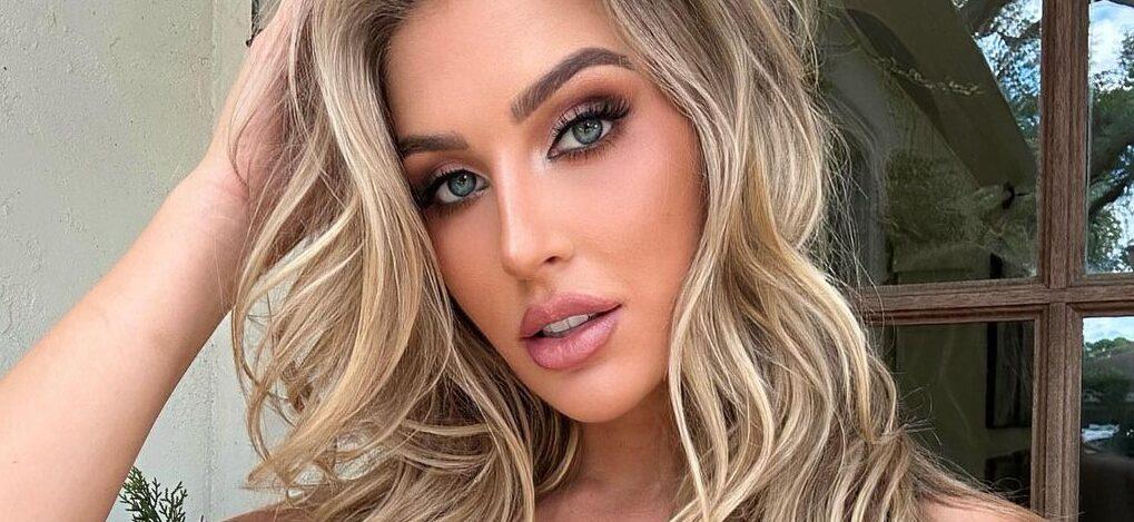 Skyler Simpson Bares Her Flawless Body In A Tiny Orange Bikini