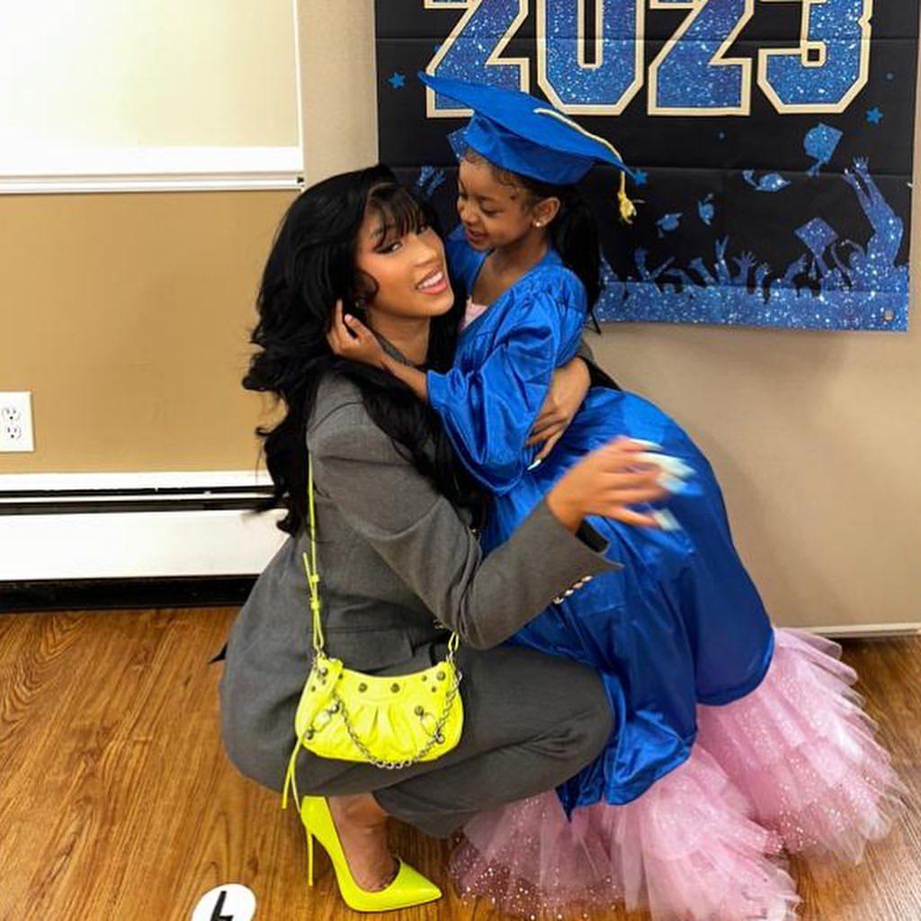 Cardi B Is 'Emotionally Proud' As Daughter Graduates Pre-K