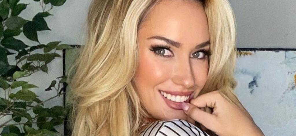 Paige Spiranac Braless In Bed Shows Her 'Good Morning' Top