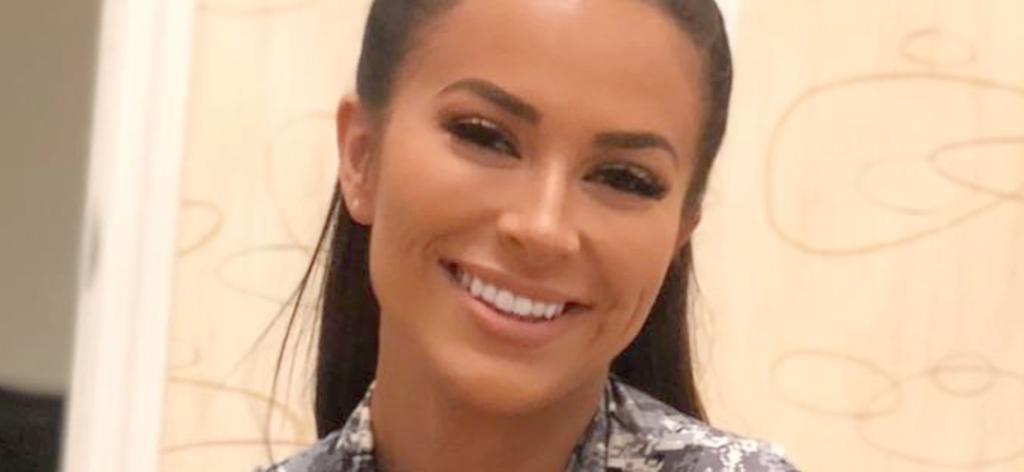 Rachel Bush Handling Football In Braless Minidress Unsure Of Pics