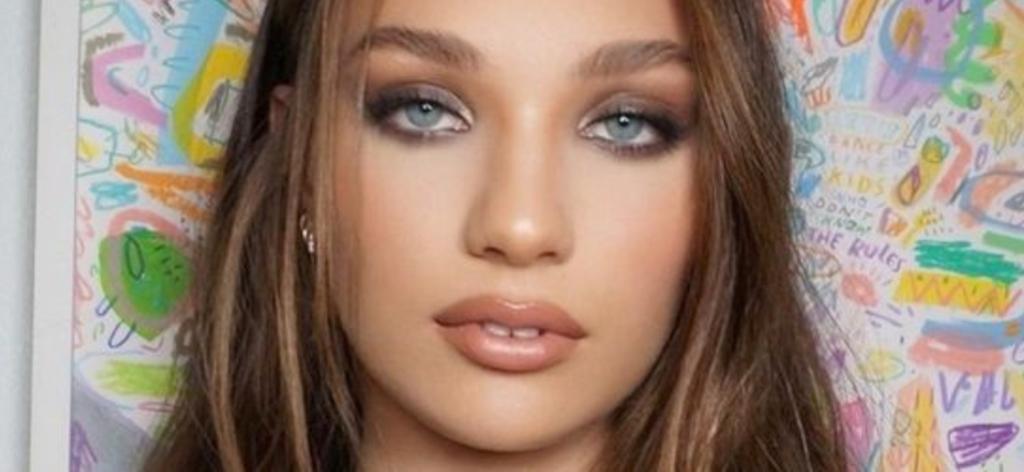 Maddie Ziegler Wears Nothing Beneath Her Sheer Braless Top