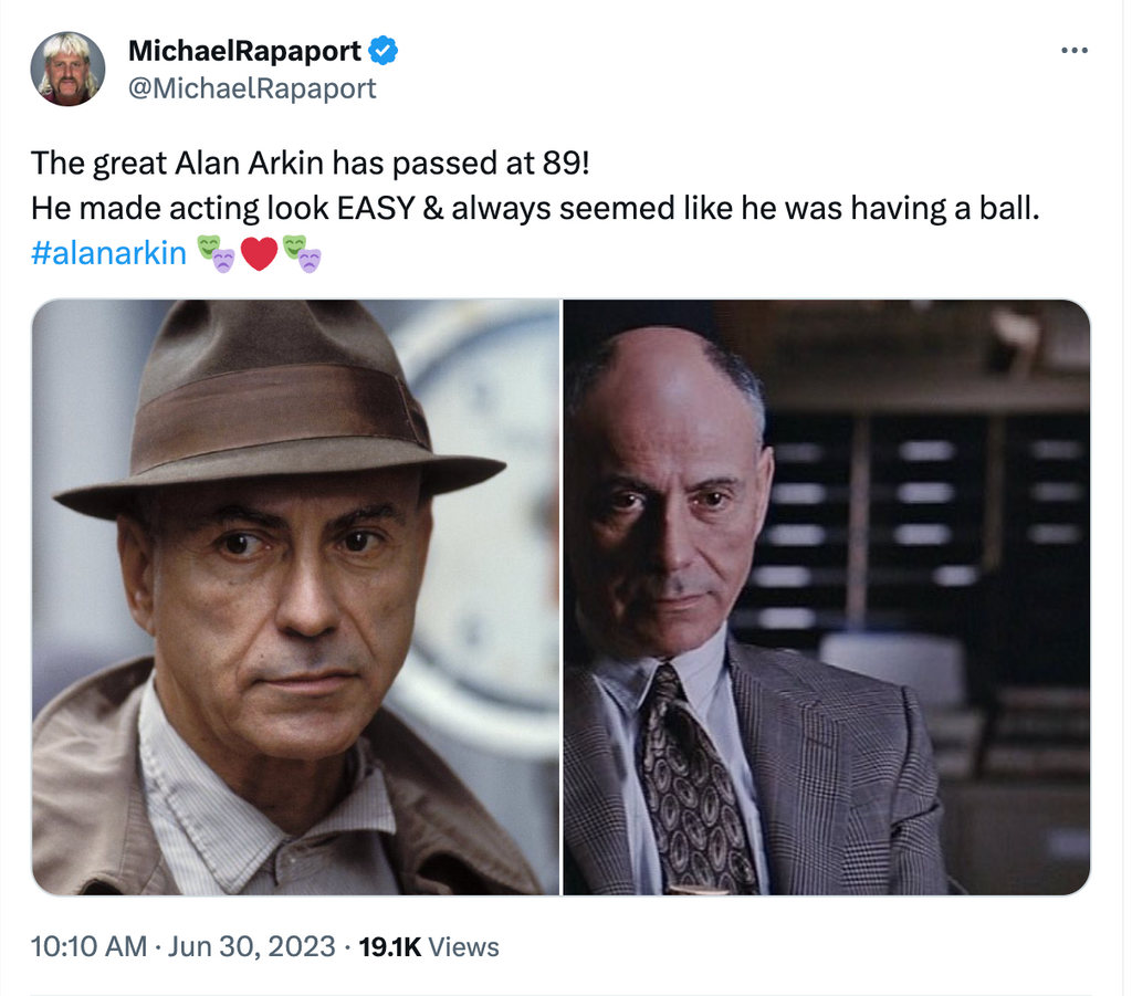 'Slums Of Beverly Hills' Star Alan Arkin Passes Away