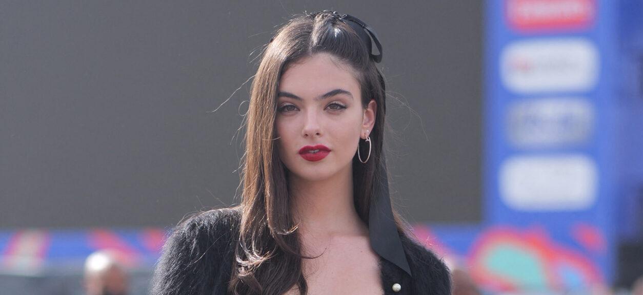 Monica Bellucci's Daughter Deva Cassel, 19, Wears Nothing Beneath A Blazer