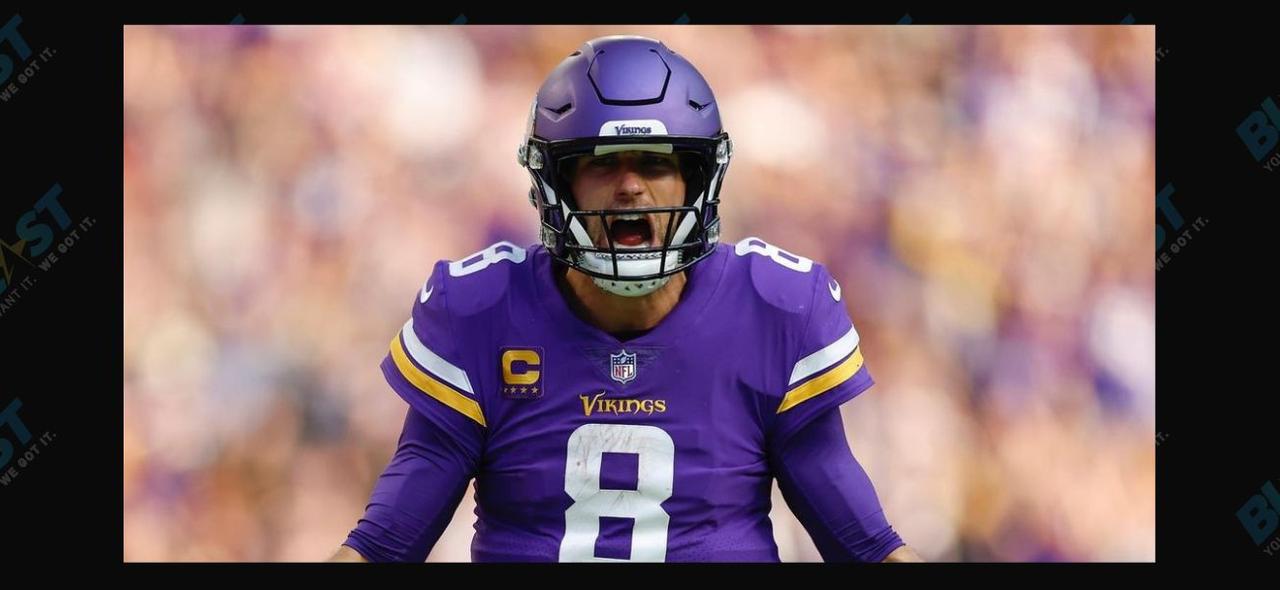 Video Of Shirtless Kirk Cousins Goes Viral After Vikings' Win