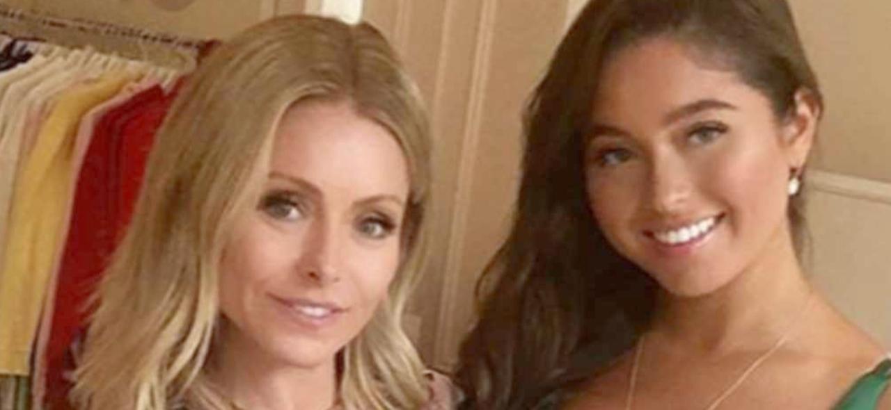 Kelly Ripa's Daughter Stuns In Swimsuit Sunbathe From A Pool