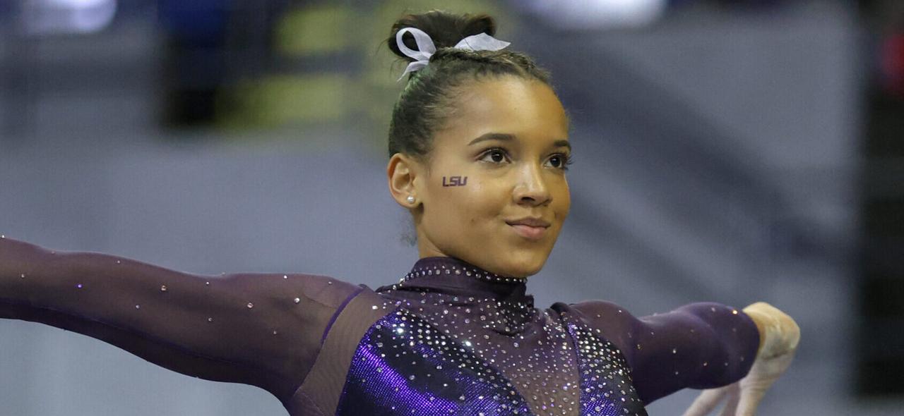 LSU Gymnast Haleigh Bryant Shows Off Her Chiseled Abs In Bikini