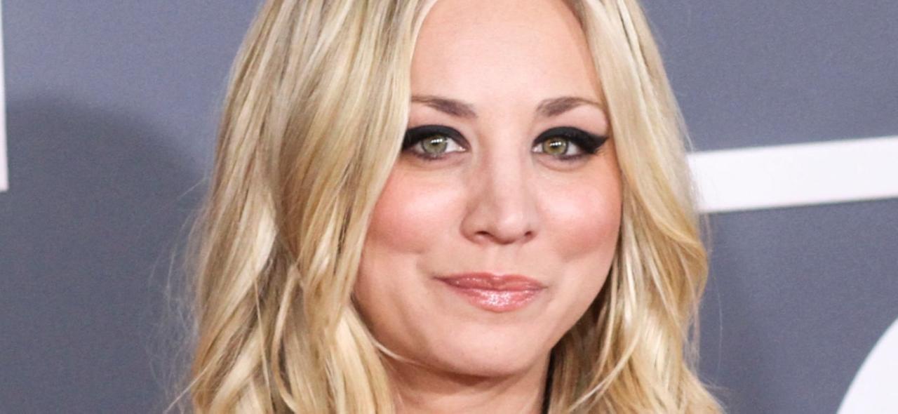 Kaley Cuoco Stuns Shirtless In Open Raincoat