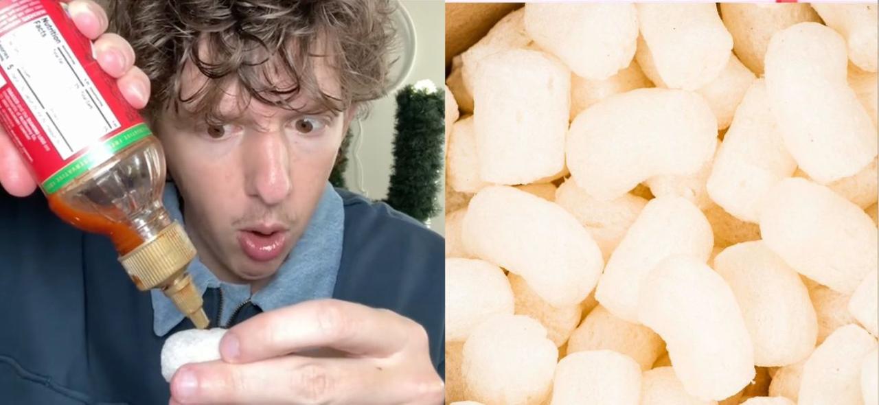 'Perfect Midnight Snack': People Eating Packing Peanuts In Bizarre TikTok Trend