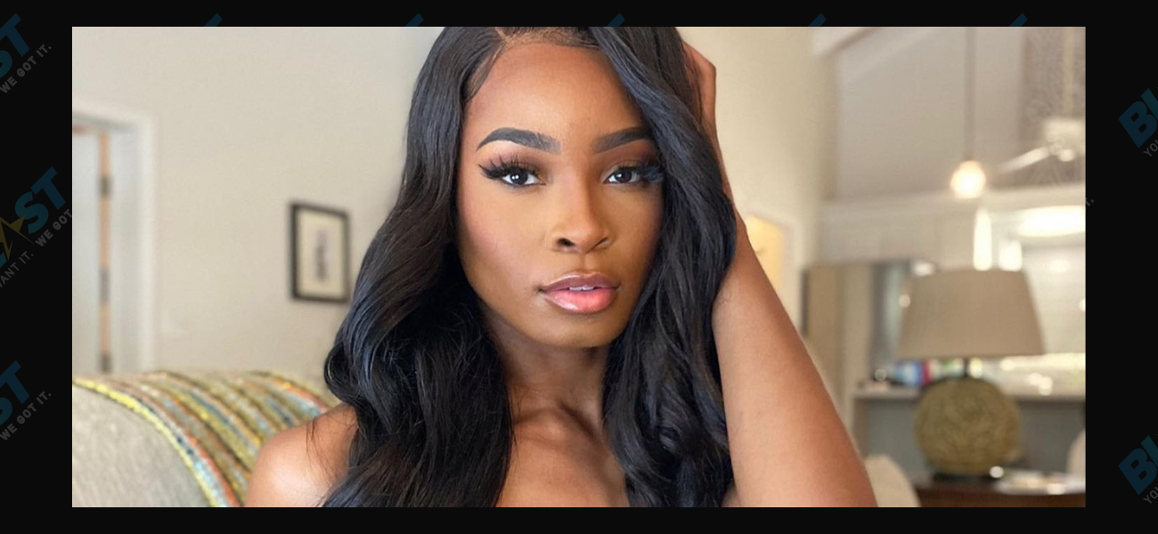 Courtney Randolph In Strappy One-Piece Warns 'Don't Compare Yourself'