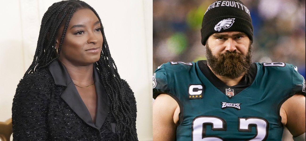Travis & Jason Kelce Troll Simone Biles And Husband Jonathan Owens