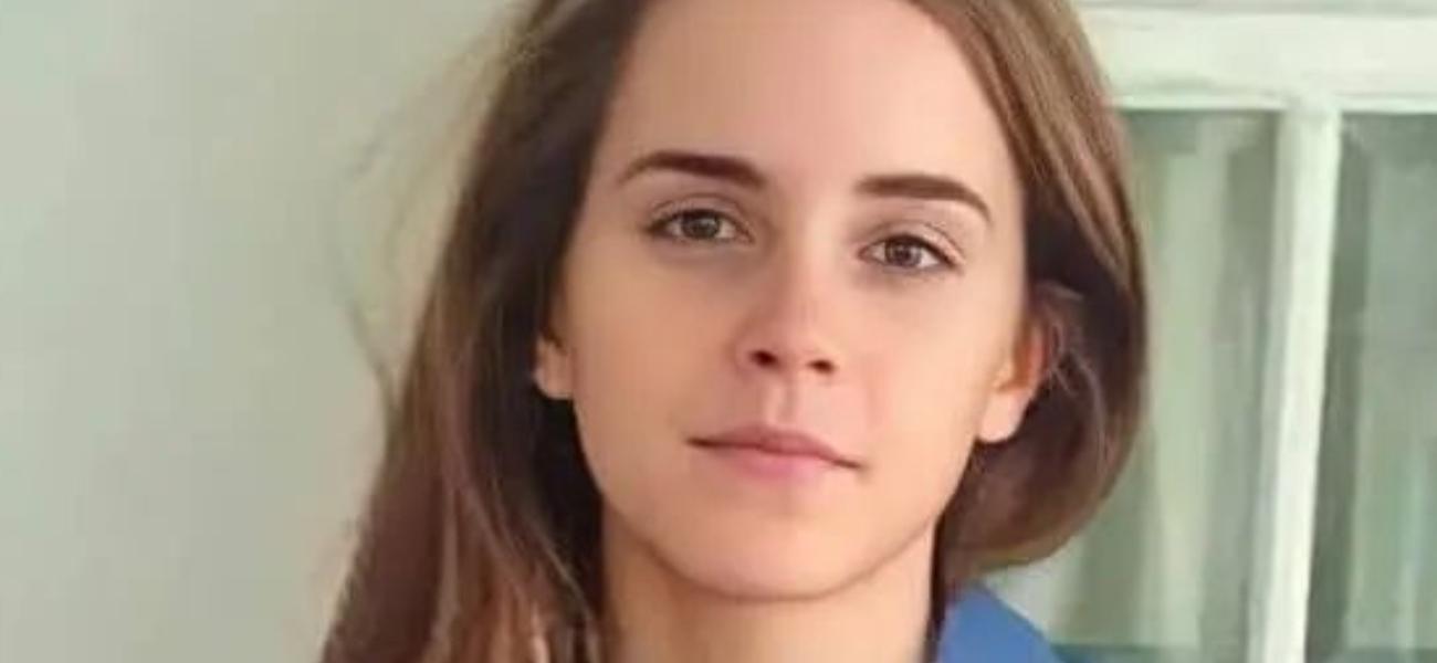 Emma Watson Stuns In White Bikini With A Mirror View