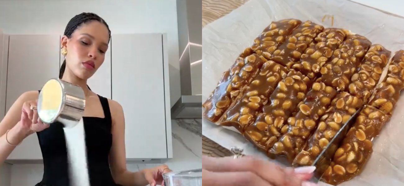 Nara Smith's Homemade Snickers Bar Is An Immediate Hit On TikTok!