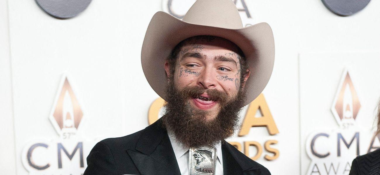 Post Malone Flaunts Slimmed Physique, Country Style in Daring Skims ...