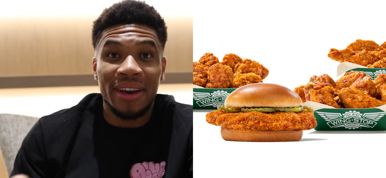 Giannis Antetokounmpo Shares Wingstop News: 'It's Getting Spicy!'