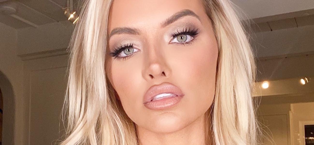 Lindsey Pelas Unbuttoned In Thigh-Highs 'Never Disappoints'