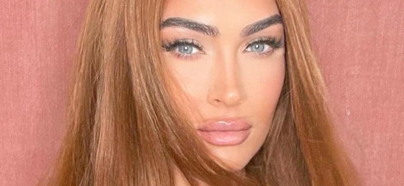 Megan Fox Exposes Buttocks Without Underwear On By A River